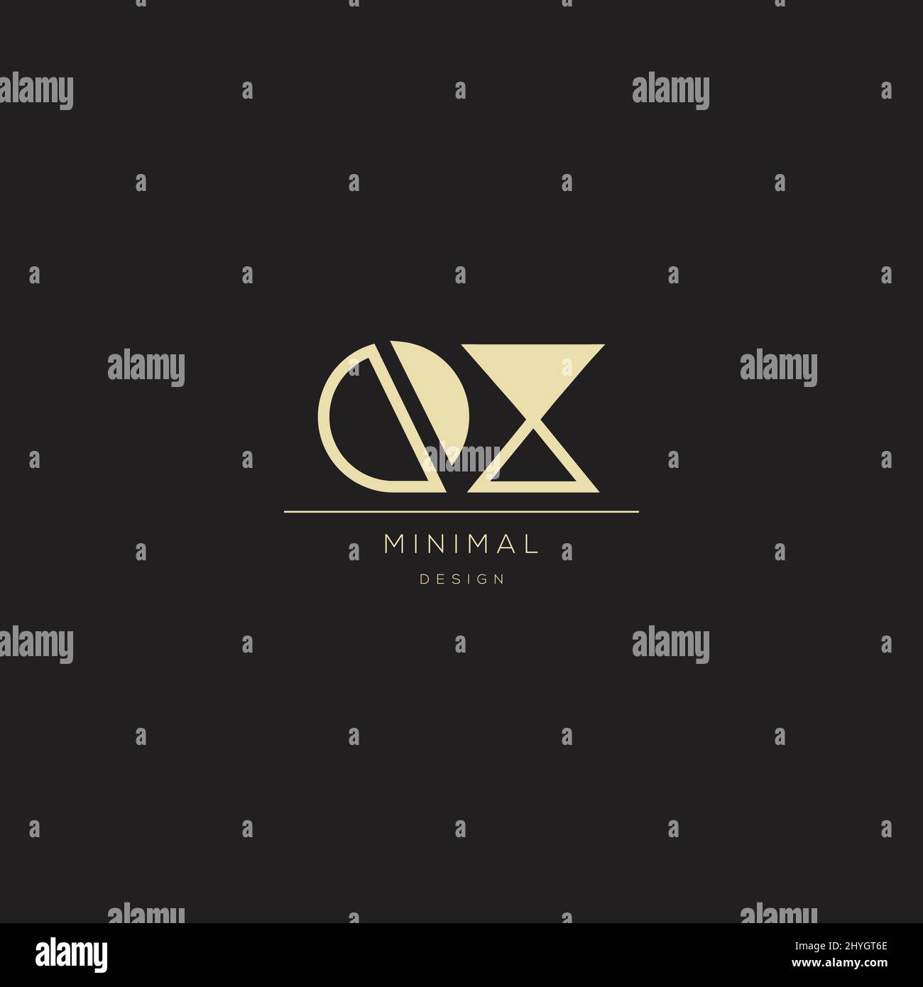 Monogram icon logo QX Stock Vector Image & Art - Alamy