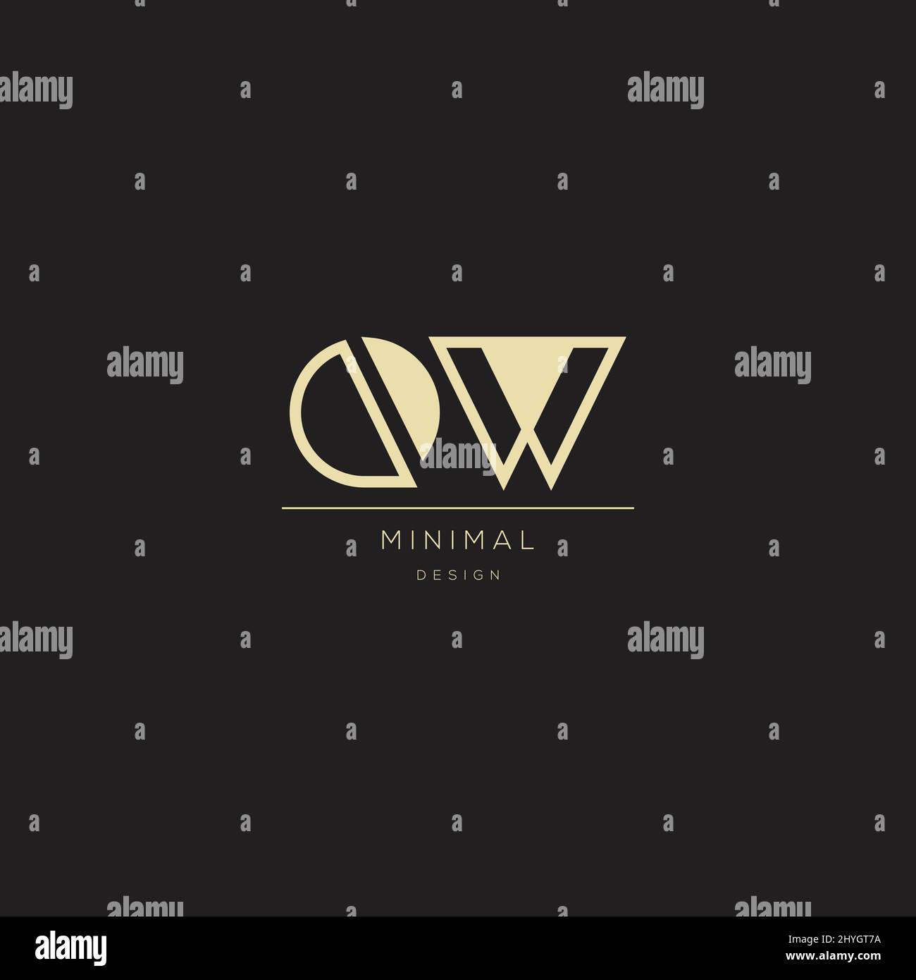 Logo qw hi-res stock photography and images - Alamy