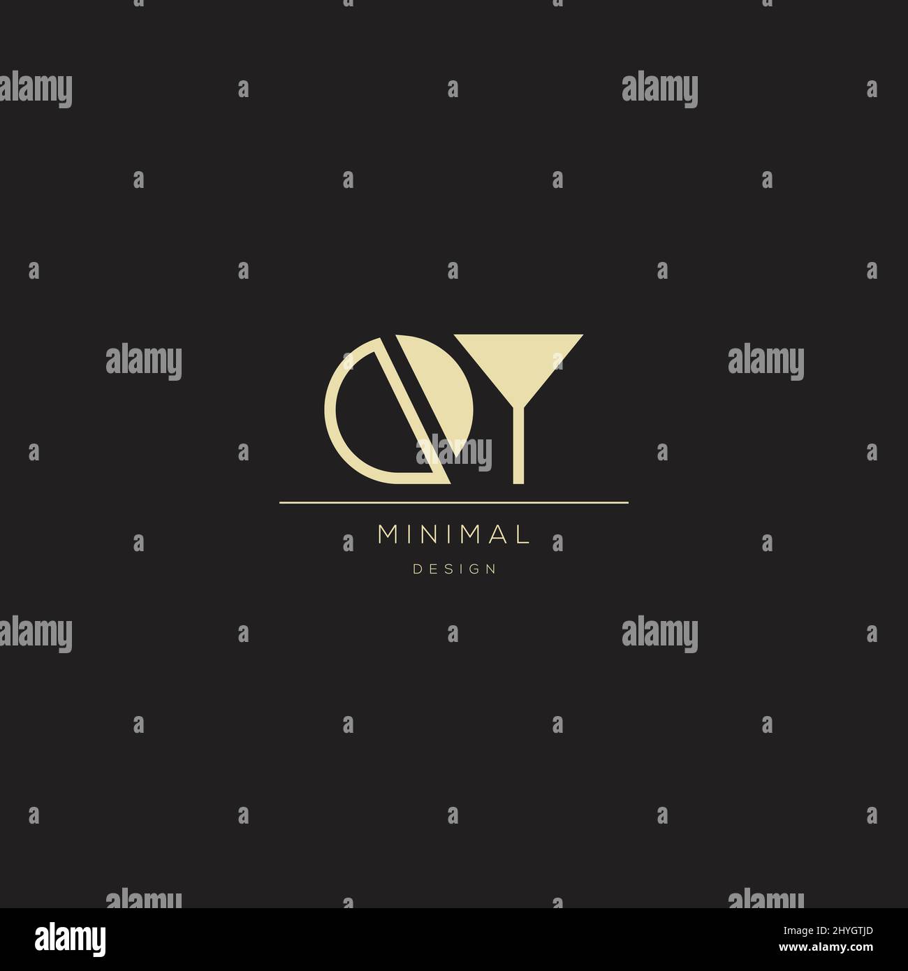 Monogram icon logo QY Stock Vector Image & Art - Alamy
