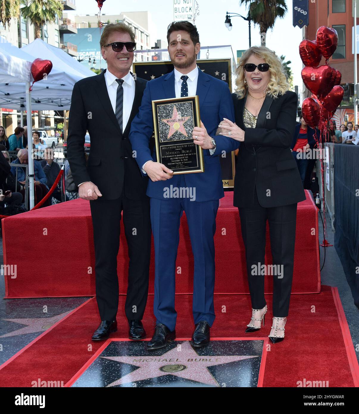 Michael Buble and Parents Lewis Buble and Amber at Michael Buble's ...