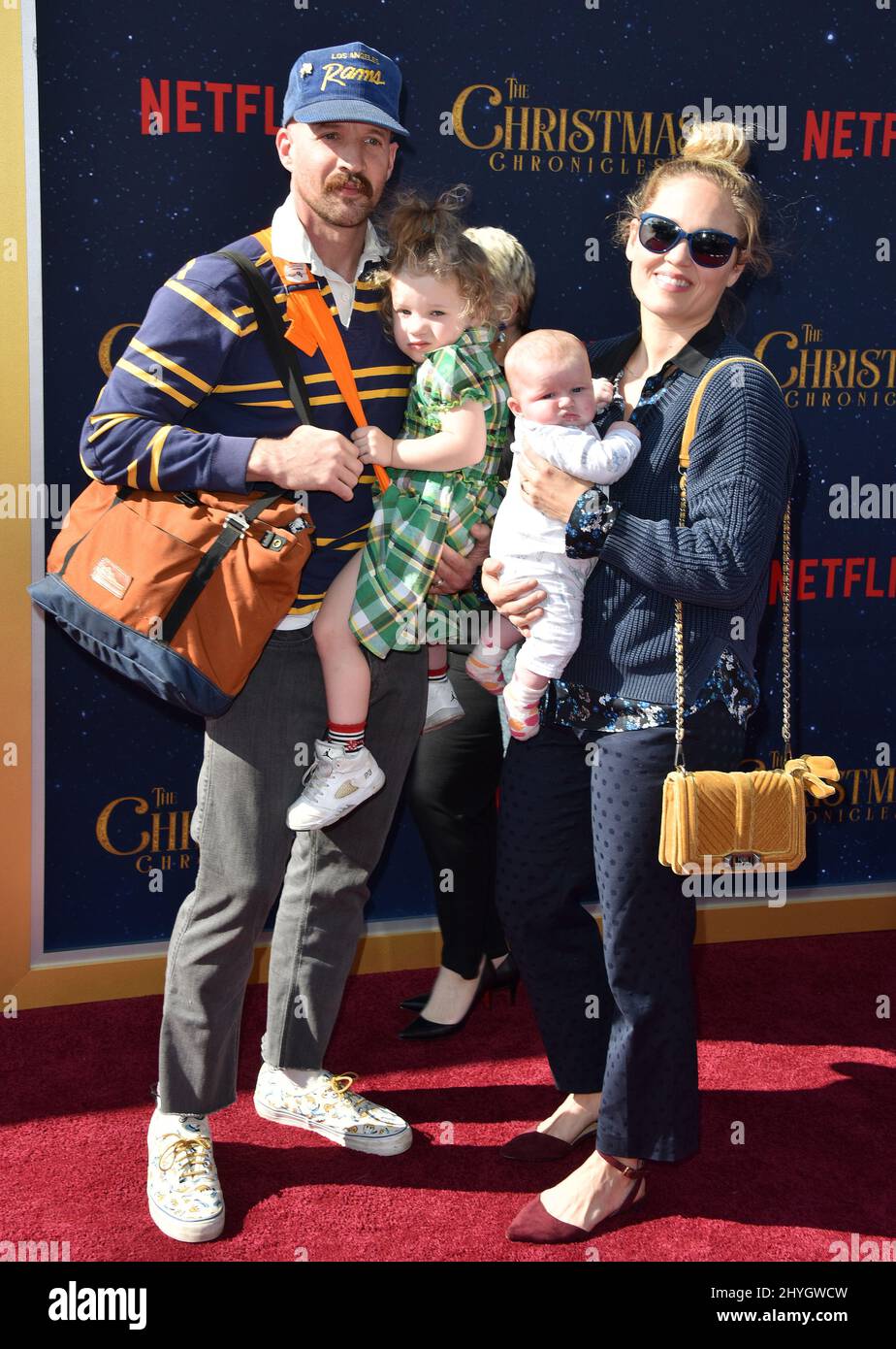 Erika Christensen and Cole Maness at The Christmas Chronicles World ...