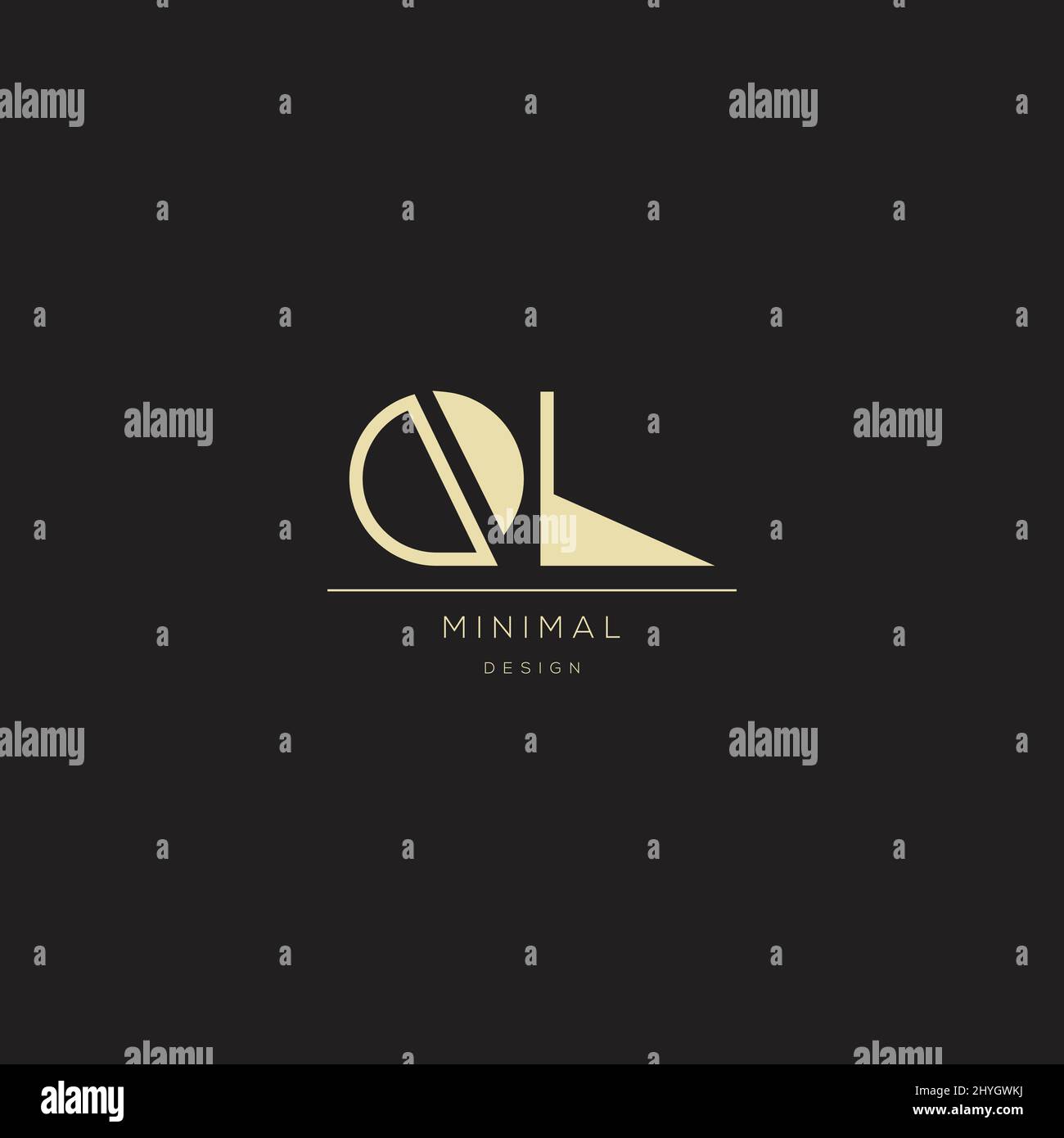 Monogram icon logo QL Stock Vector Image & Art - Alamy