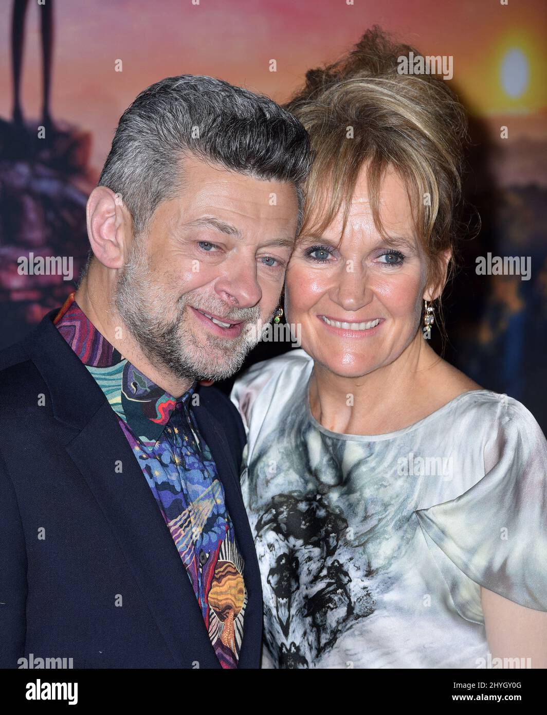 Andy Serkis and Lorraine Ashbourne attending the Netflix's Mowgli ...