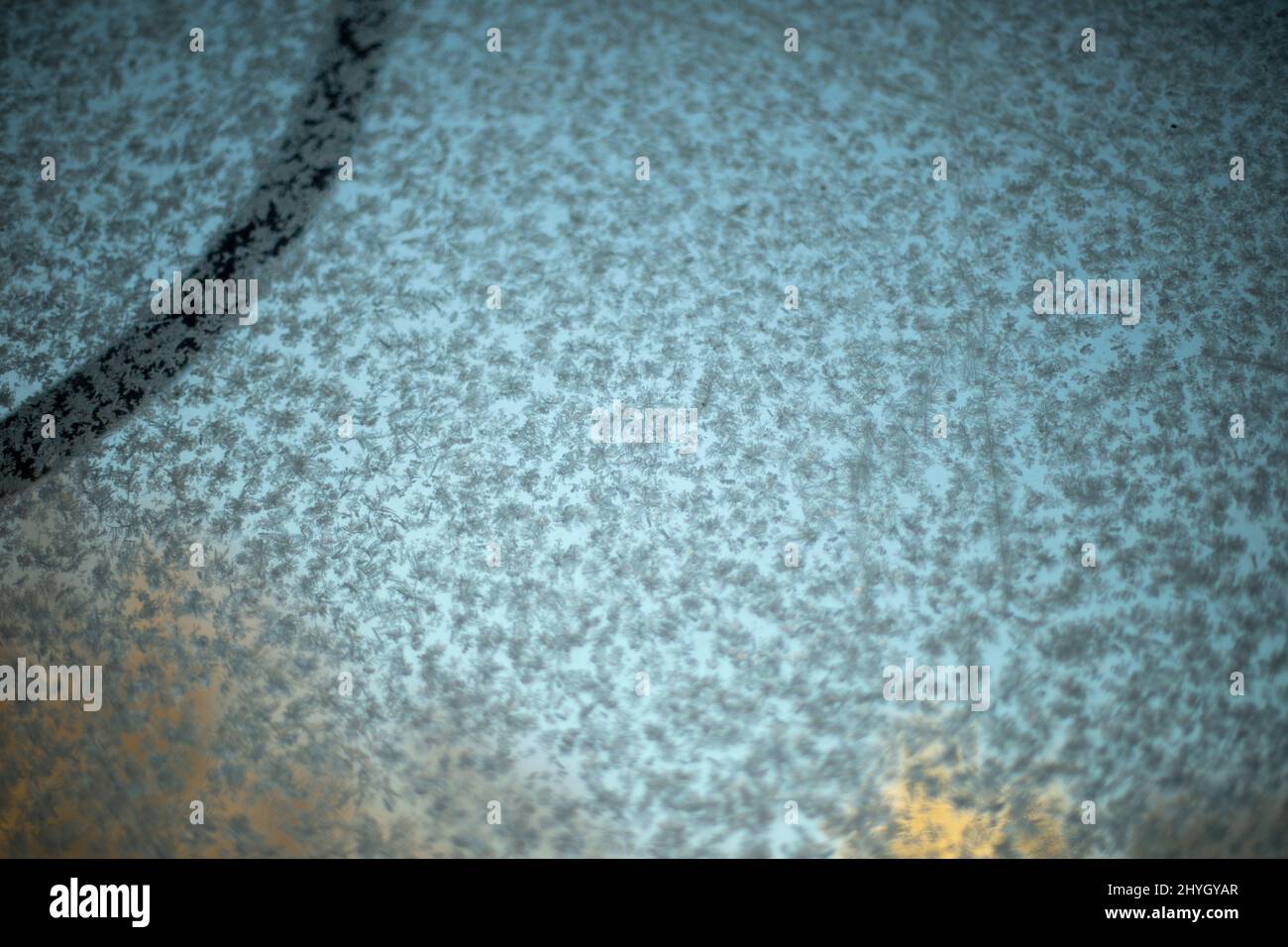Icy glass. Texture of frozen window. Snow on surface Stock Photo - Alamy