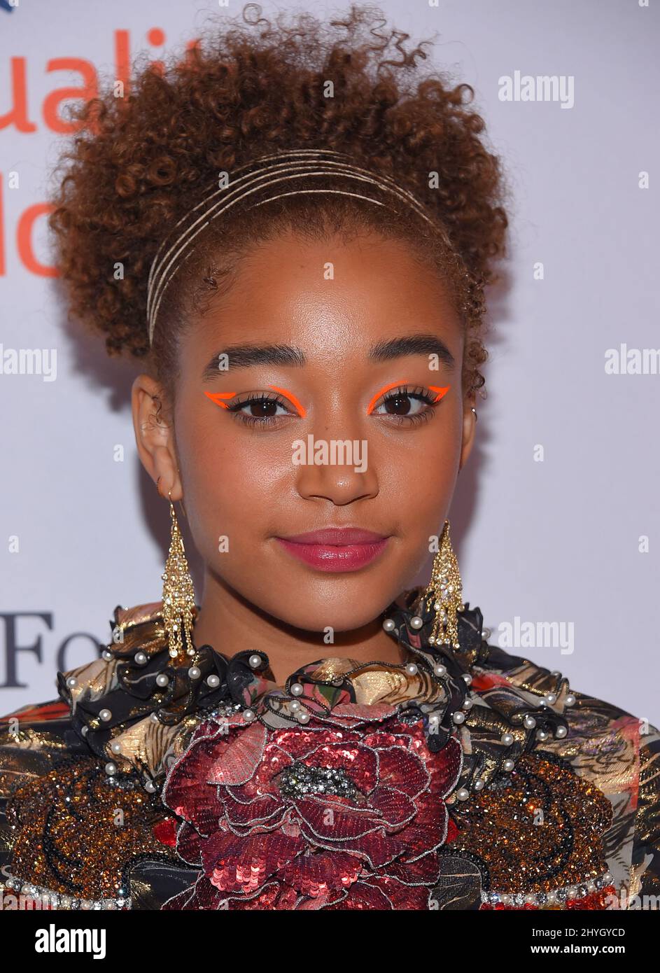 Amandla stenberg red carpet hi-res stock photography and images - Alamy