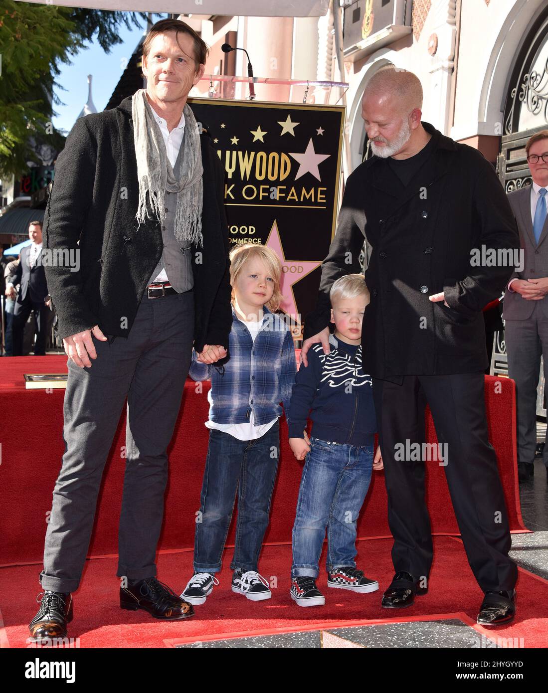 David Miller and Ryan Murphy at Ryan Murphy's Hollywood Walk Of Fame ...