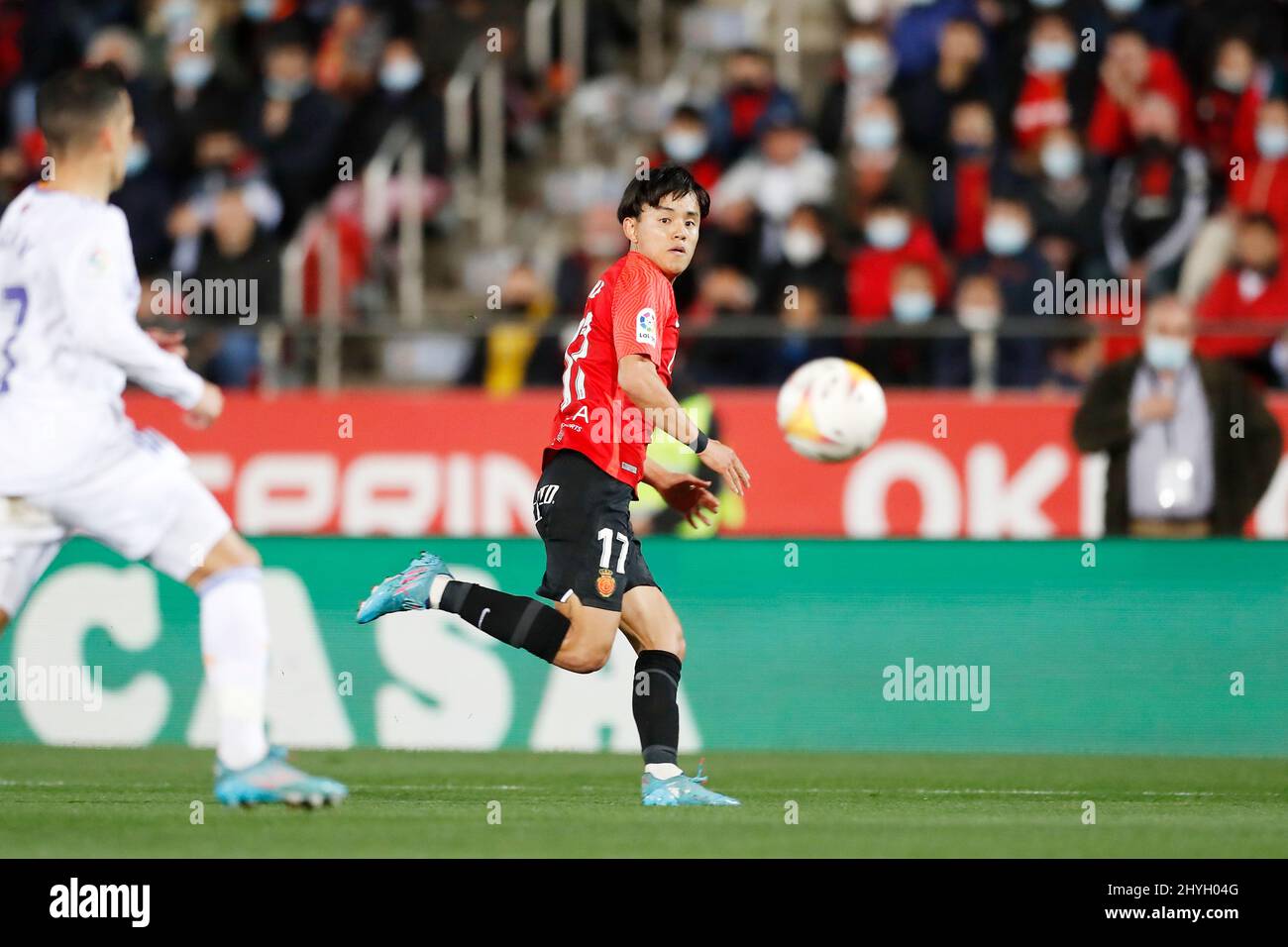 Palma de Mallorca, Spain. 14th Mar, 2022. Takefusa Kubo (Mallorca) Football/Soccer : Spanish "La ...