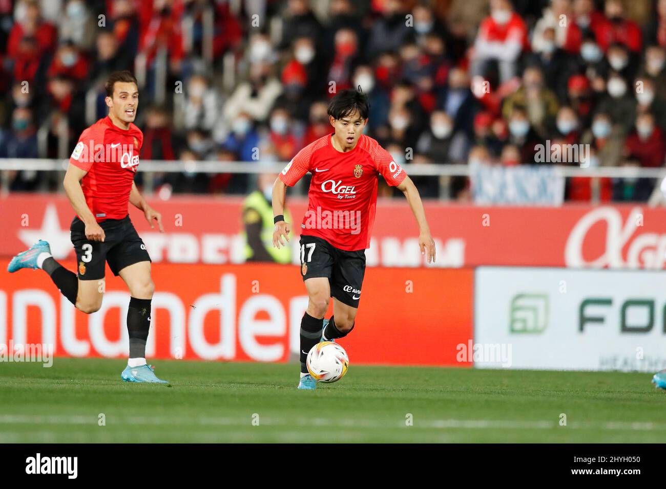 Palma de Mallorca, Spain. 14th Mar, 2022. Takefusa Kubo (Mallorca) Football/Soccer : Spanish "La ...