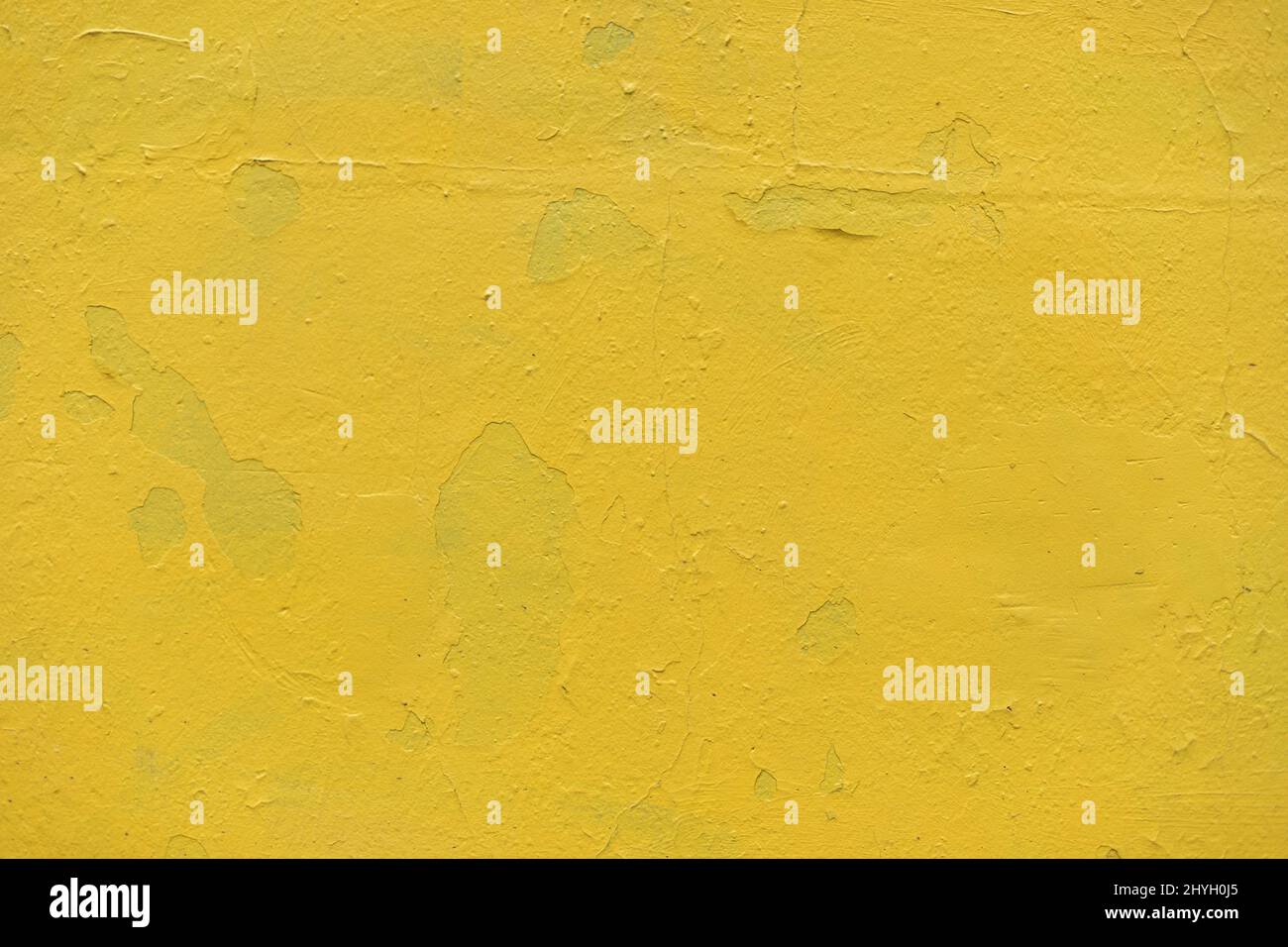 Yellow paint texture. Painted over wall. Yellow background. Natural ...