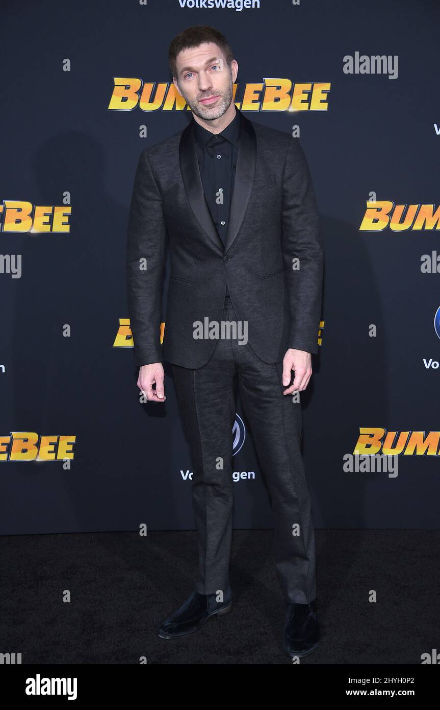 Travis Knight arriving for the Bumblebee World Premiere held at the TCL ...