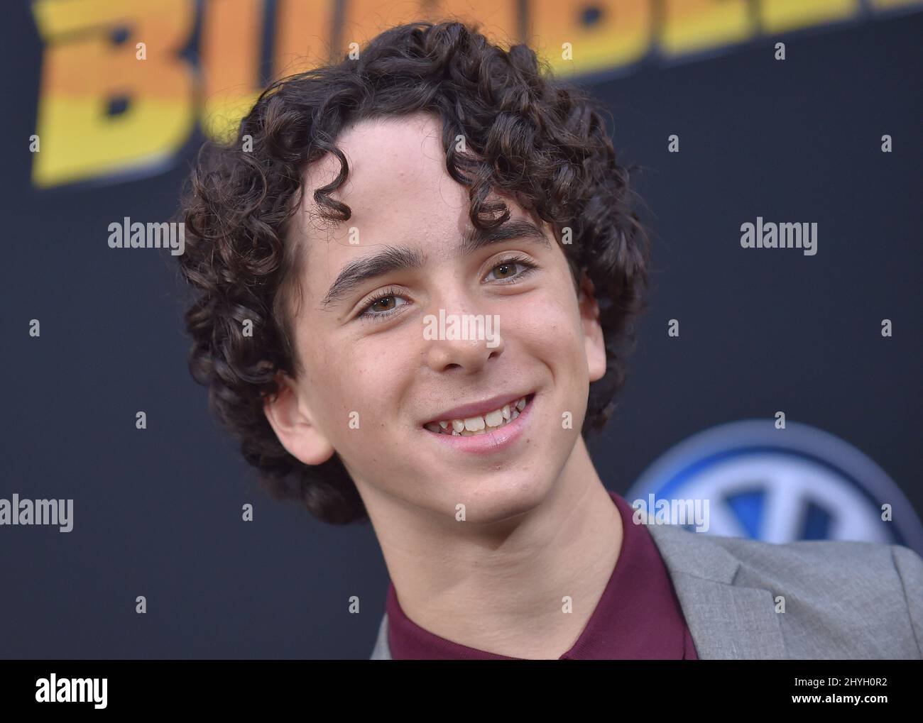 Jason Drucker arriving for the Bumblebee World Premiere held at the TCL ...