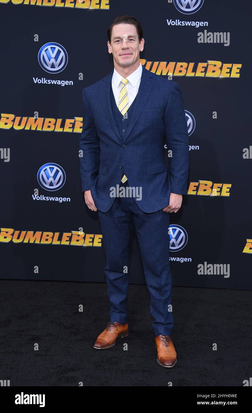 John Cena arriving for the Bumblebee World Premiere held at the TCL ...
