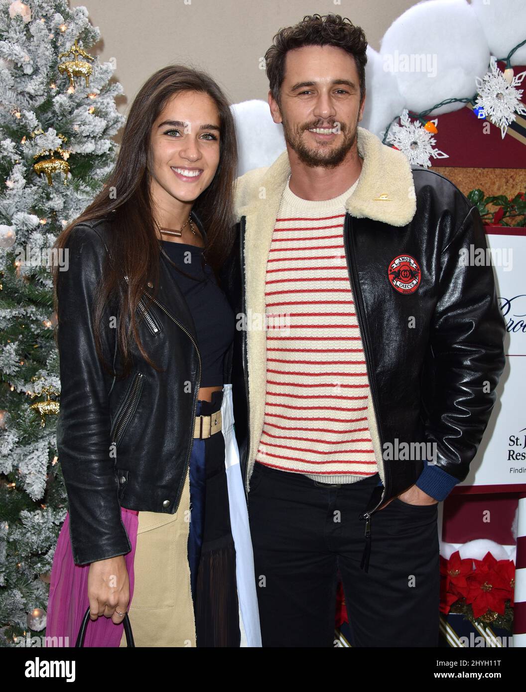 James Franco and Isabel Pakzad arriving for the Brooks Brothers x St ...