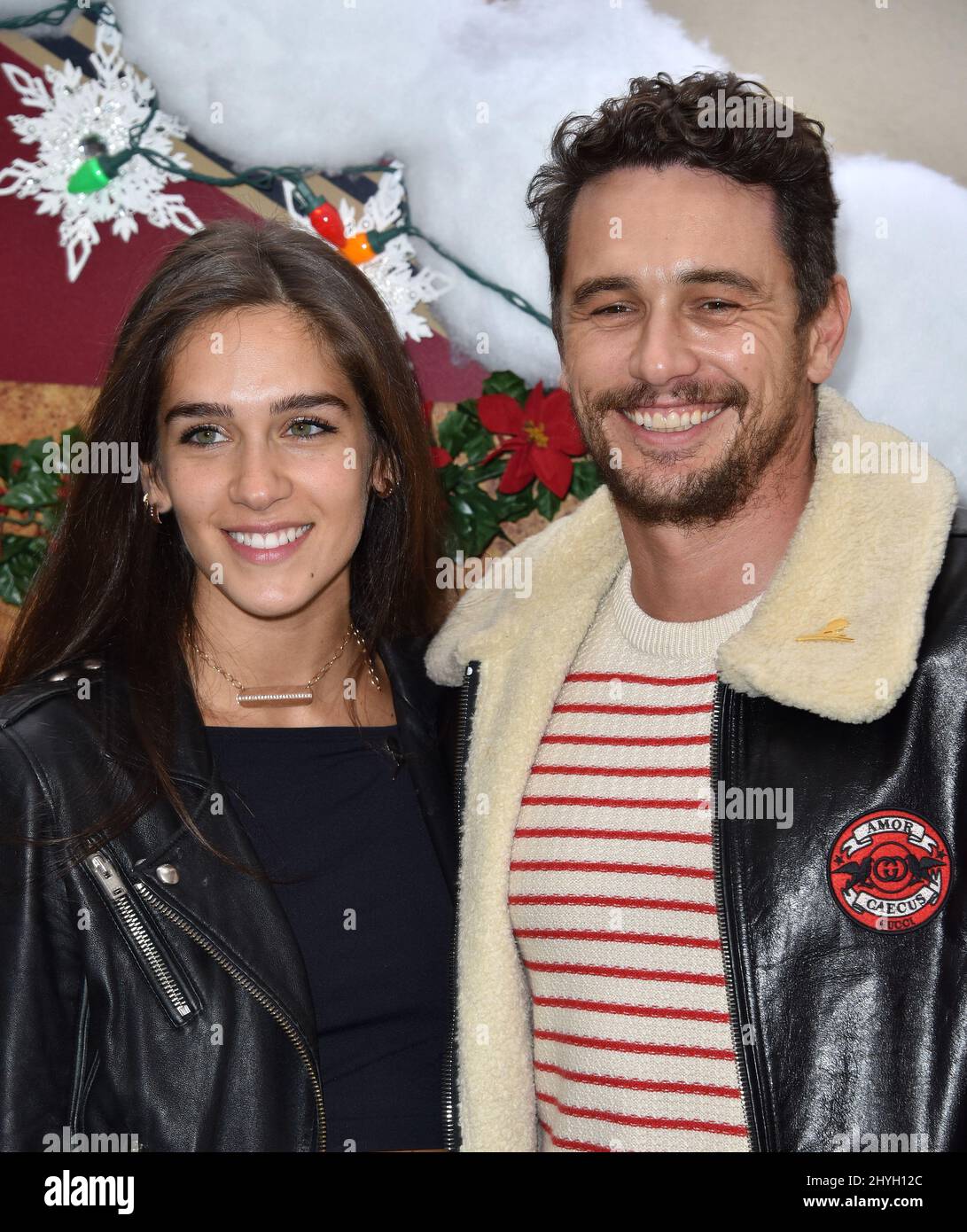 Isabel Pakzad and James Franco arriving for the Brooks Brothers x St ...