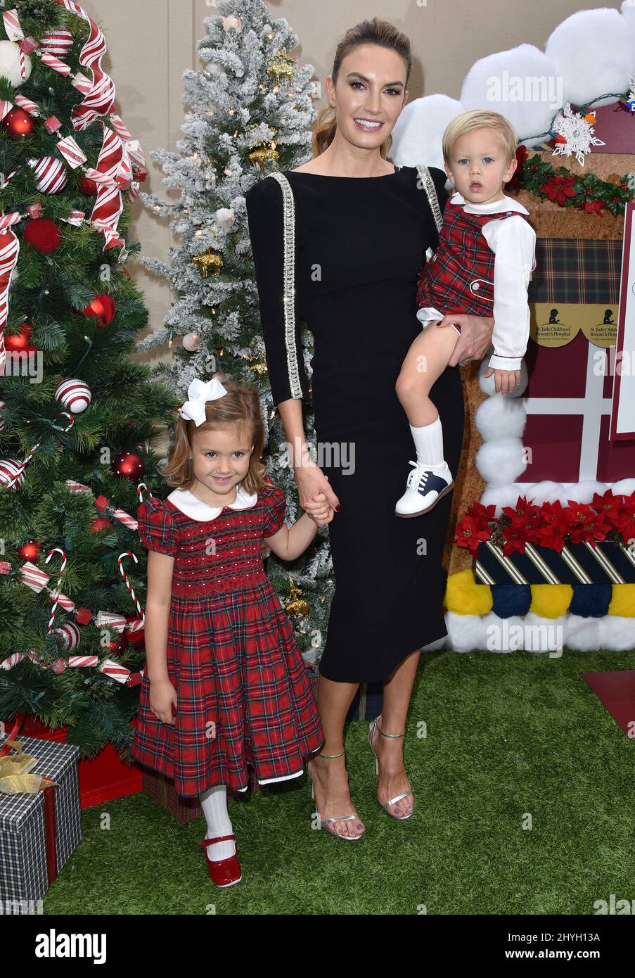 Elizabeth Chambers, Harper Hammer and Ford Hammer arriving for the ...