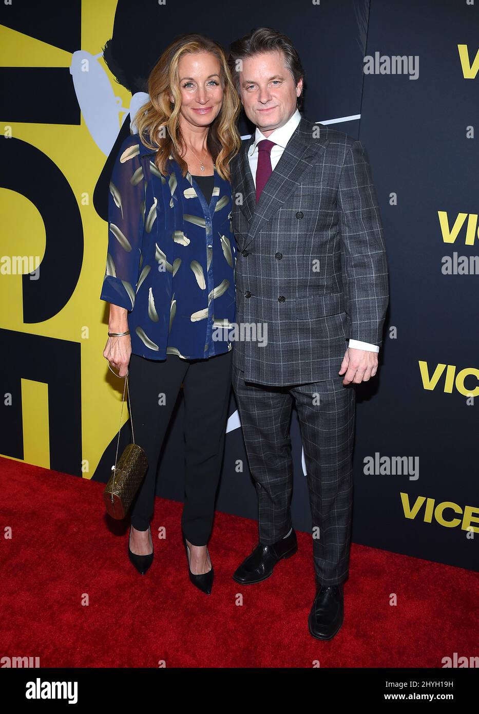 Shea Whigham and Christine Whigham at the world premiere of "VICE ...