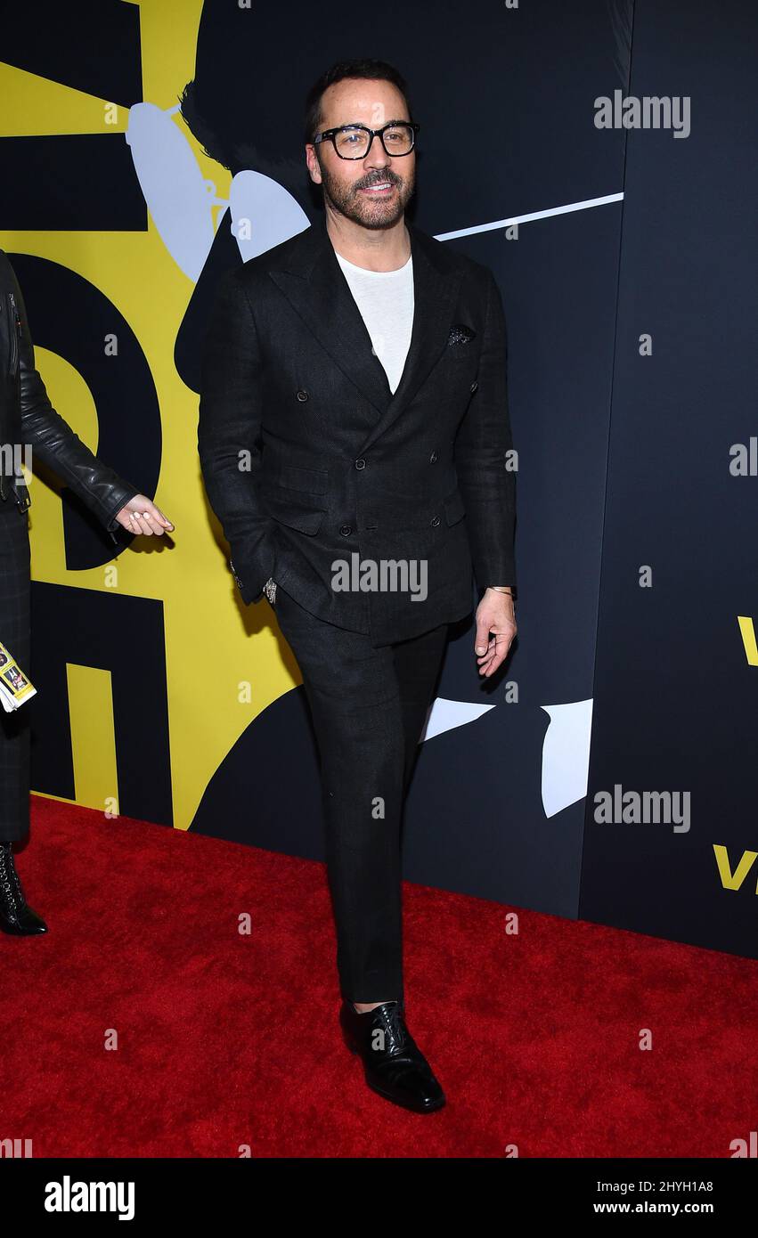 Jeremy Piven at the world premiere of "VICE'" held at the Academy of ...