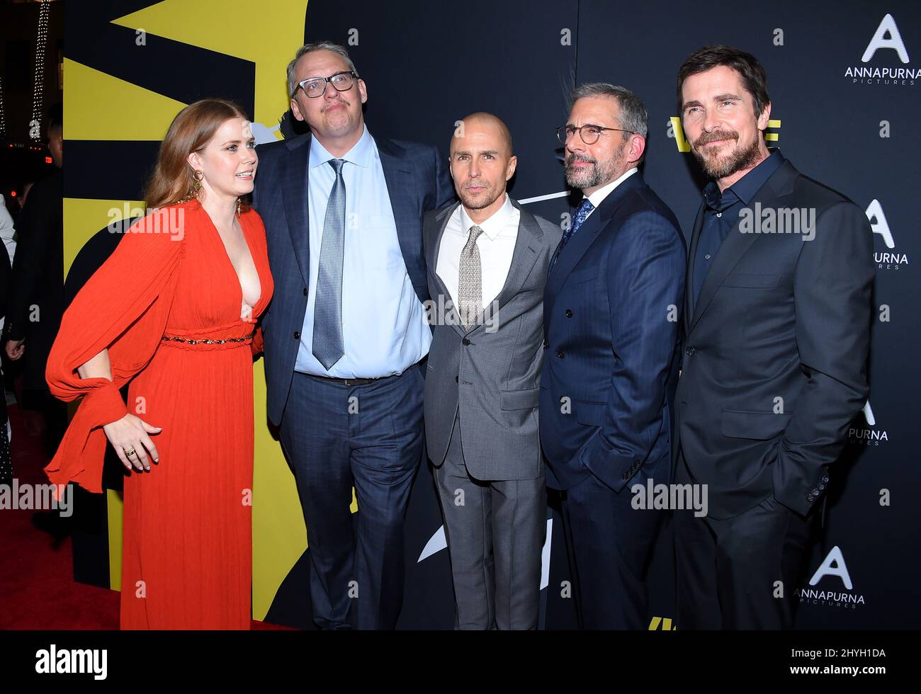 Amy Adams, Adam McKay, Sam Rockwell, Steve Carell and Christian Bale at ...