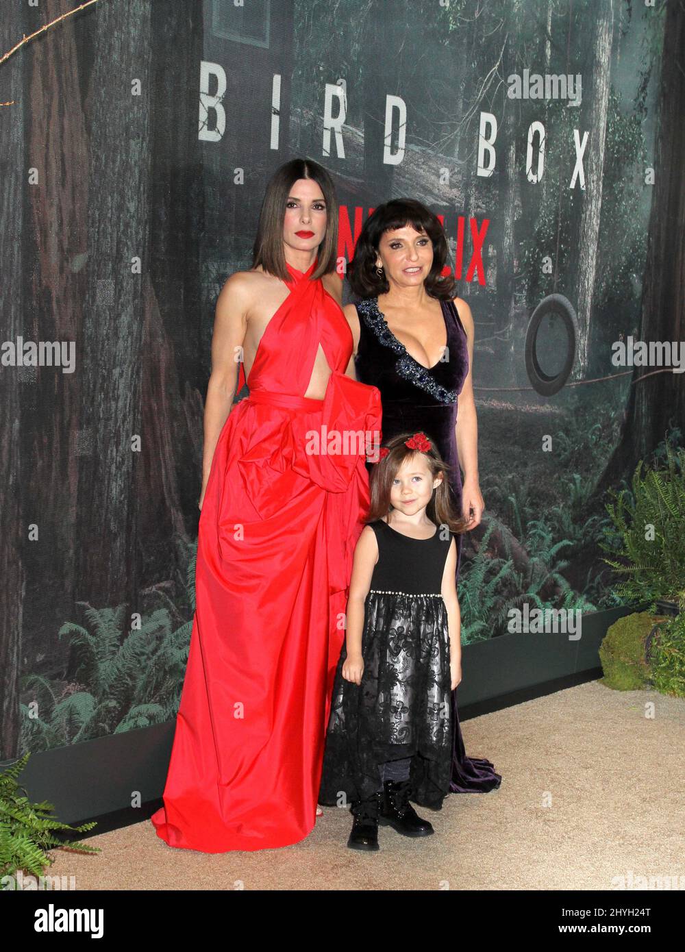 Sandra Bullock, Susanne Bier & Vivien Lyra Blair attending 'Bird Box ...