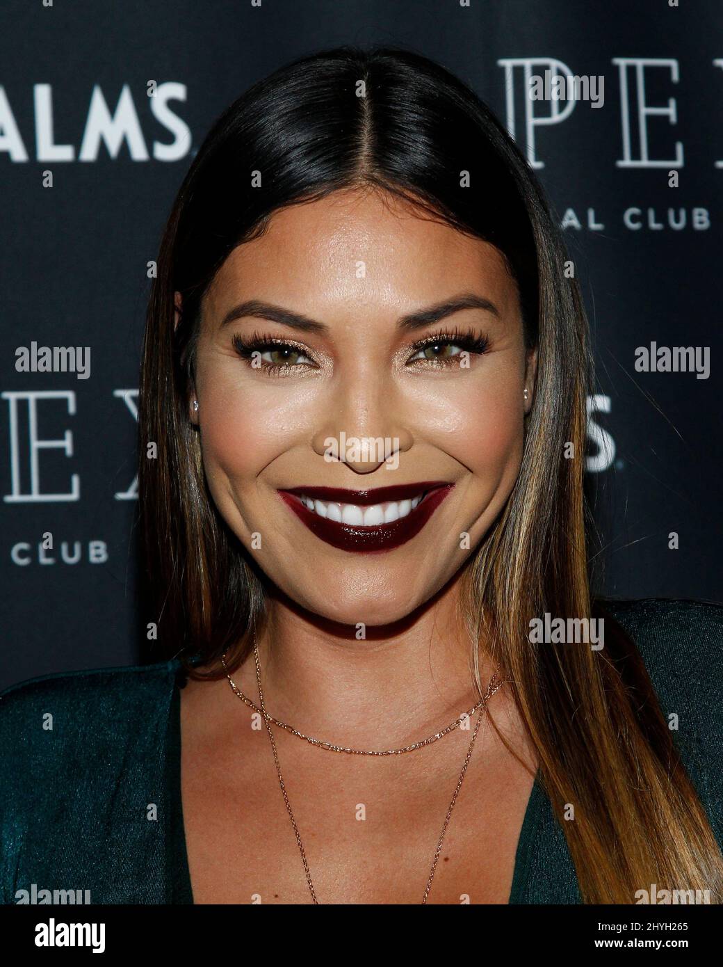 Johana Gomez attending New Year's Eve at APEX Social Club, Palms Casino ...