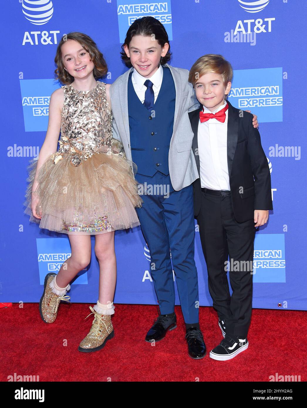 Pixie Davies, Nathanael Saleh and Joel Dawson at the 30th Annual Palm Springs International Film ...