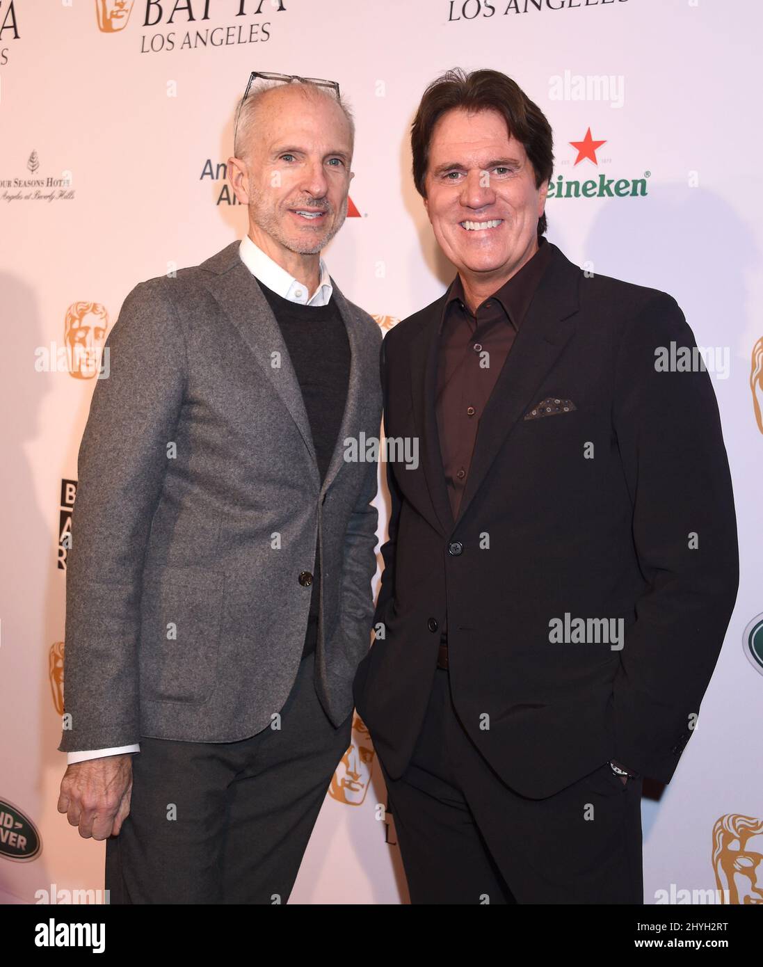 John Deluca and Rob Marshall arrives at the BAFTA Los Angeles Tea Party ...