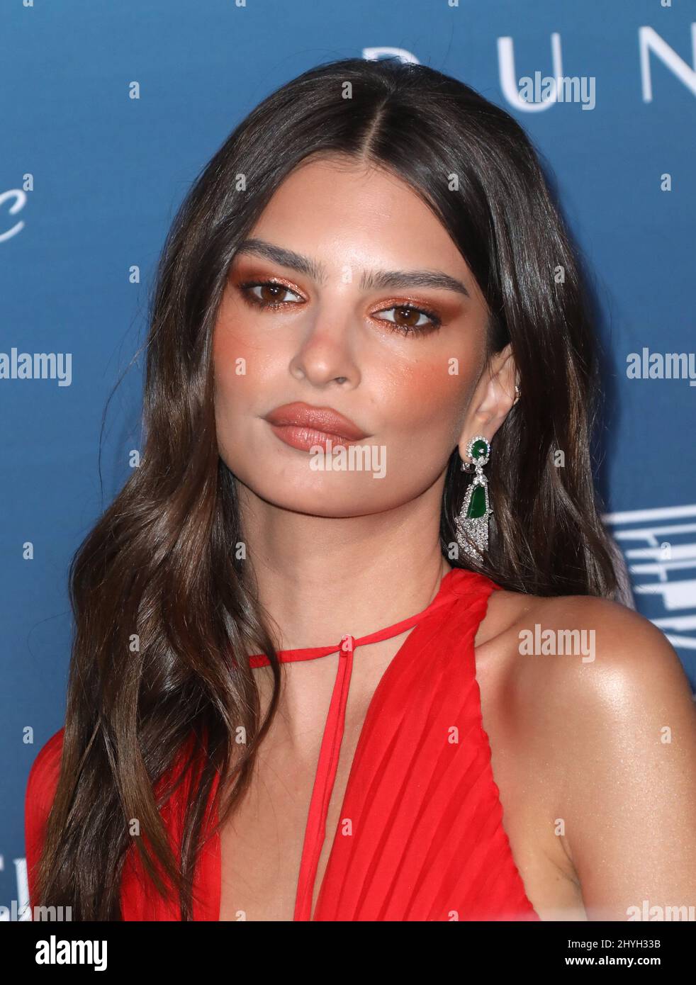 Emily Ratajkowski arriving for the Art of Elysium's 12th Annual Black ...