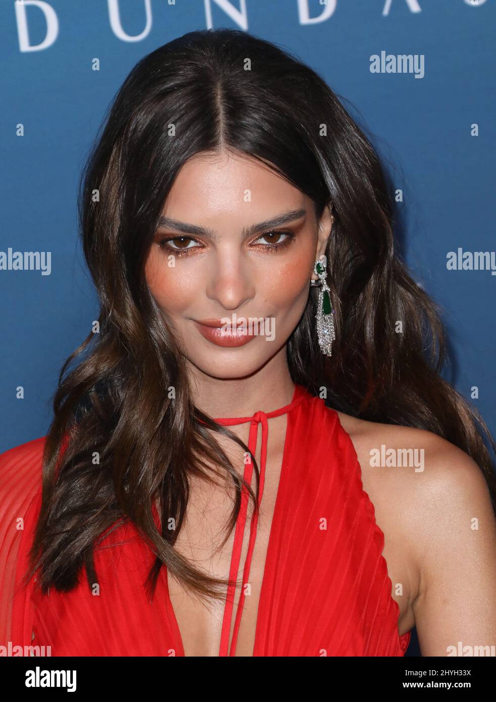 Emily Ratajkowski arriving for the Art of Elysium's 12th Annual Black ...