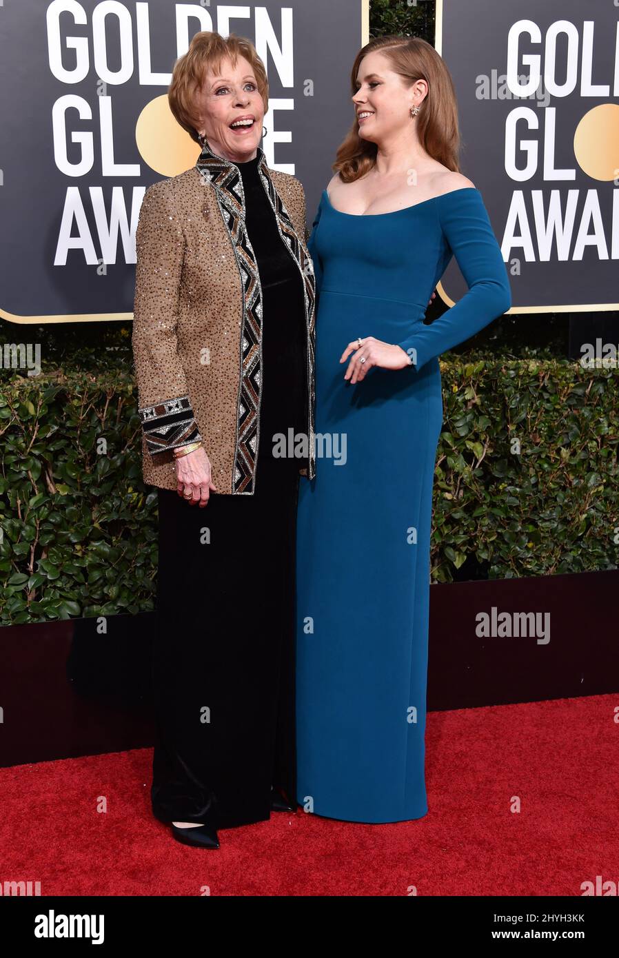 Carol Burnett and Amy Adams at the 76th Annual Golden Globe Awards held ...