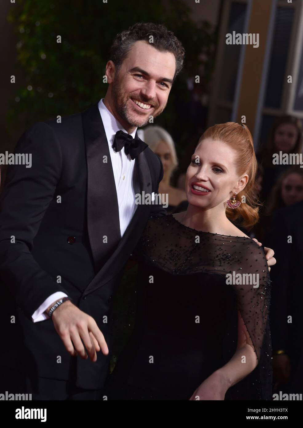 Jessica Chastain and Gian Luca Passi de Preposulo at the 76th Annual ...