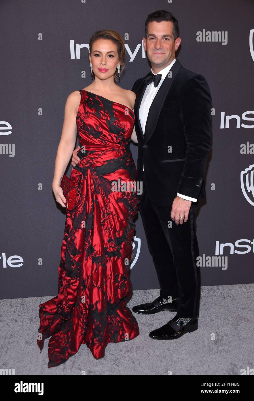 Alyssa Milano and Dave Bugliari at the 20th Annual InStyle and Warner ...