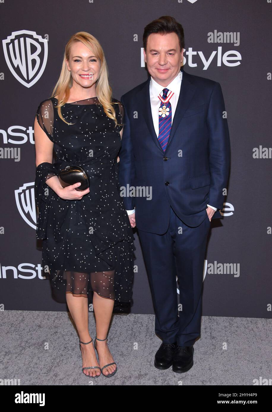 Mike Myers and Kelly Tisdale at the 20th Annual InStyle and Warner Bros ...