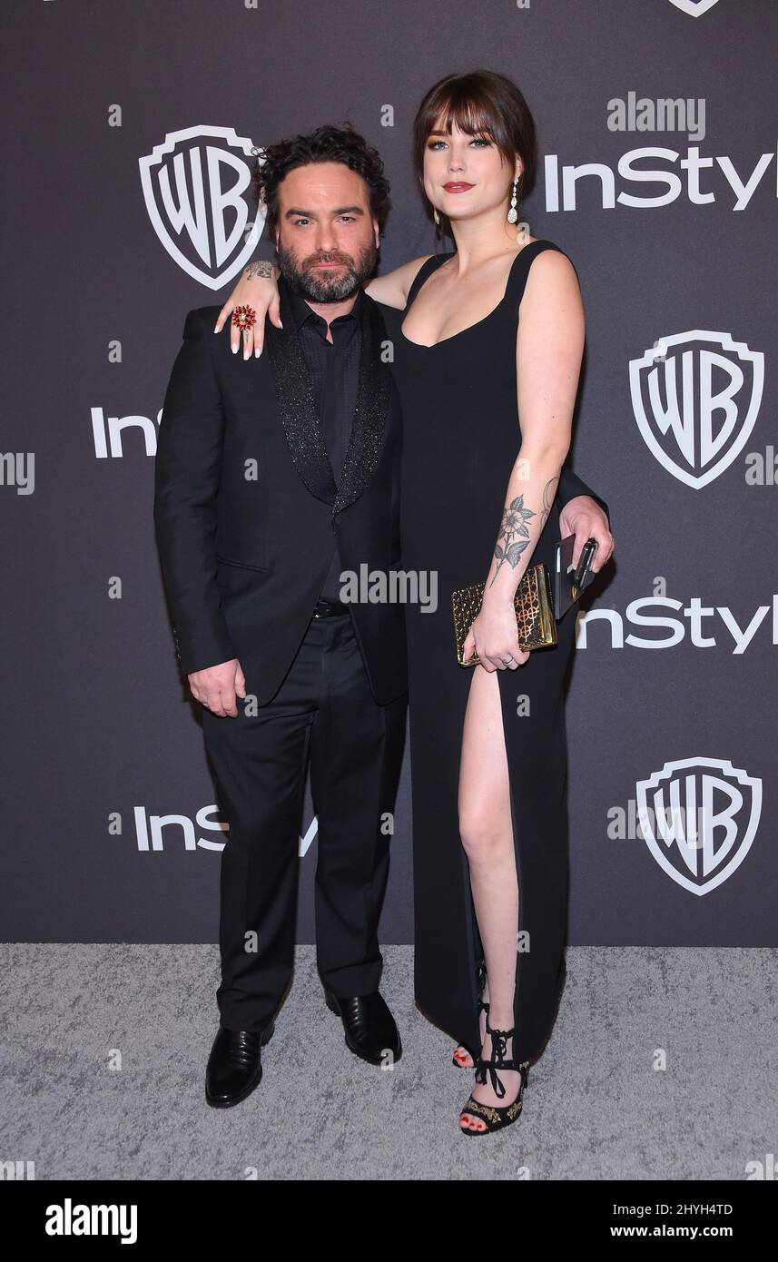 Johnny Galecki and Alaina Meyer at the 20th Annual InStyle and Warner ...