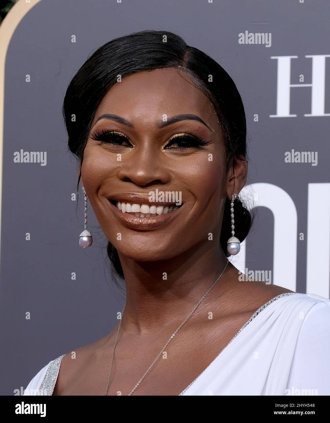 Dominique Jackson at the 76th Annual Golden Globe Awards held at the ...