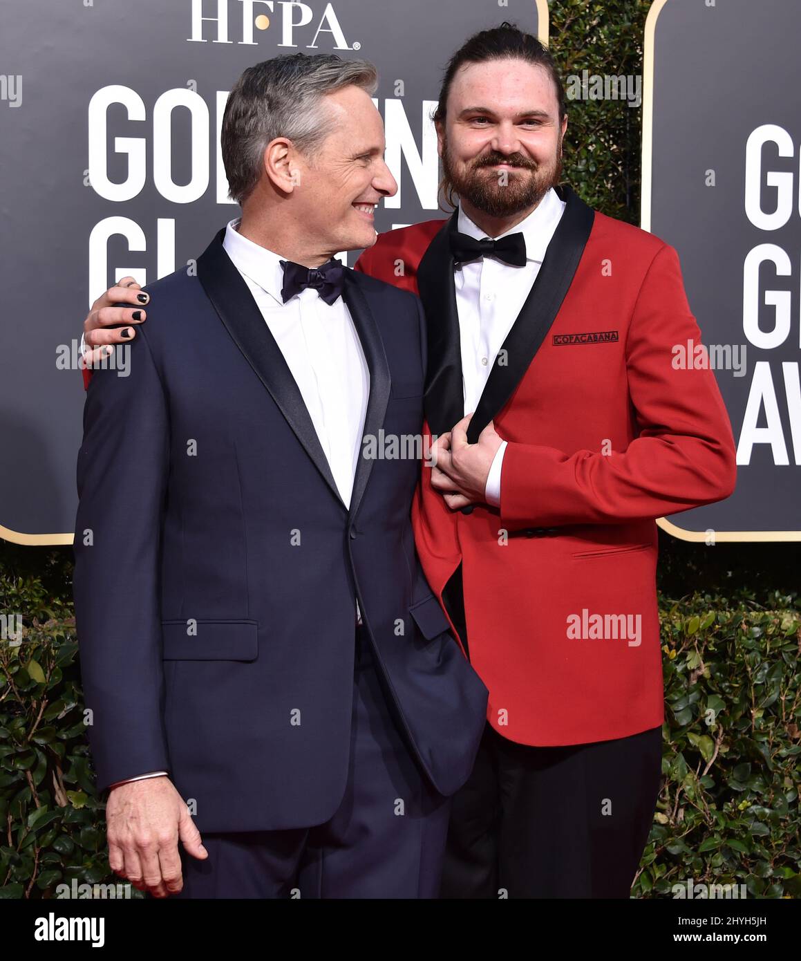 Viggo Mortensen and Henry Mortensen attending the 76th Annual Golden ...