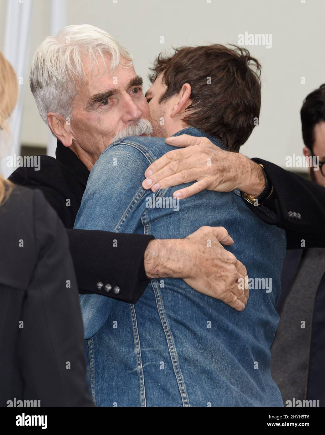 Sam Elliott and Ashton Kutcher at Sam Elliott Hand and Footprints ...