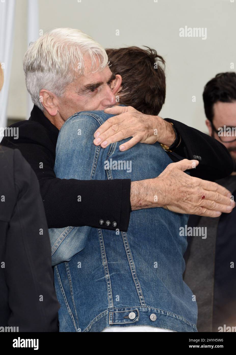 Sam Elliott and Ashton Kutcher at Sam Elliott Hand and Footprints ...