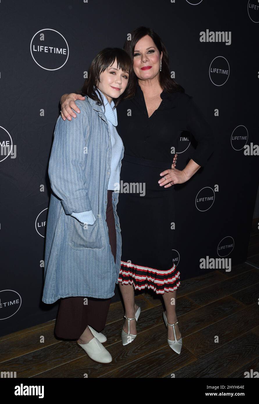 Emily Skeggs and Marcia Gay Harden arrives at the Lifetime Winter ...