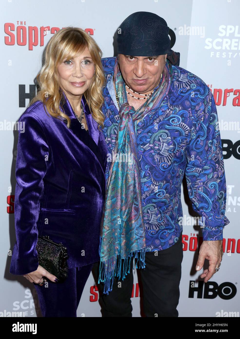 Maureen Van Zandt & Steven Van Zandt attending The Sopranos 20th ...