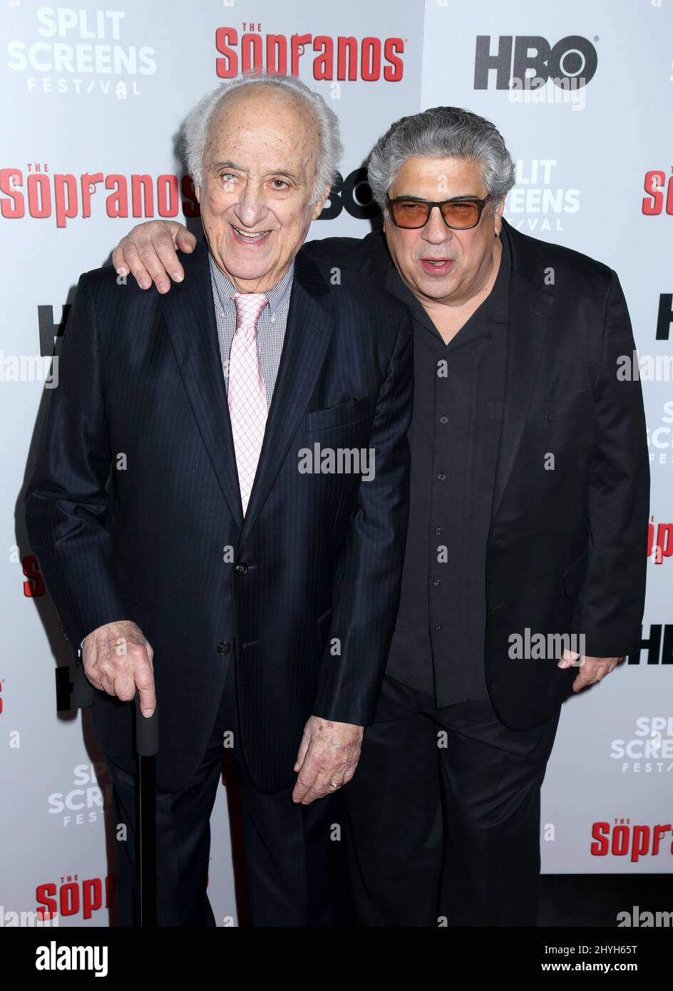 Jerry Adler & Vincent Pastore attending The Sopranos 20th Anniversary Red Carpet held at the SVA ...