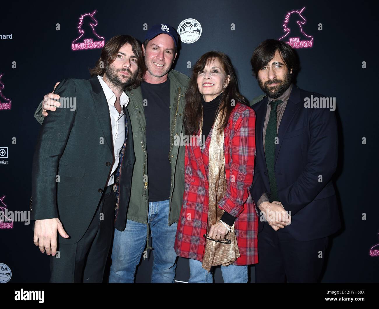 Jason Schwartzman, Matthew Shire, Talia Shire and Robert Schwartzman ...