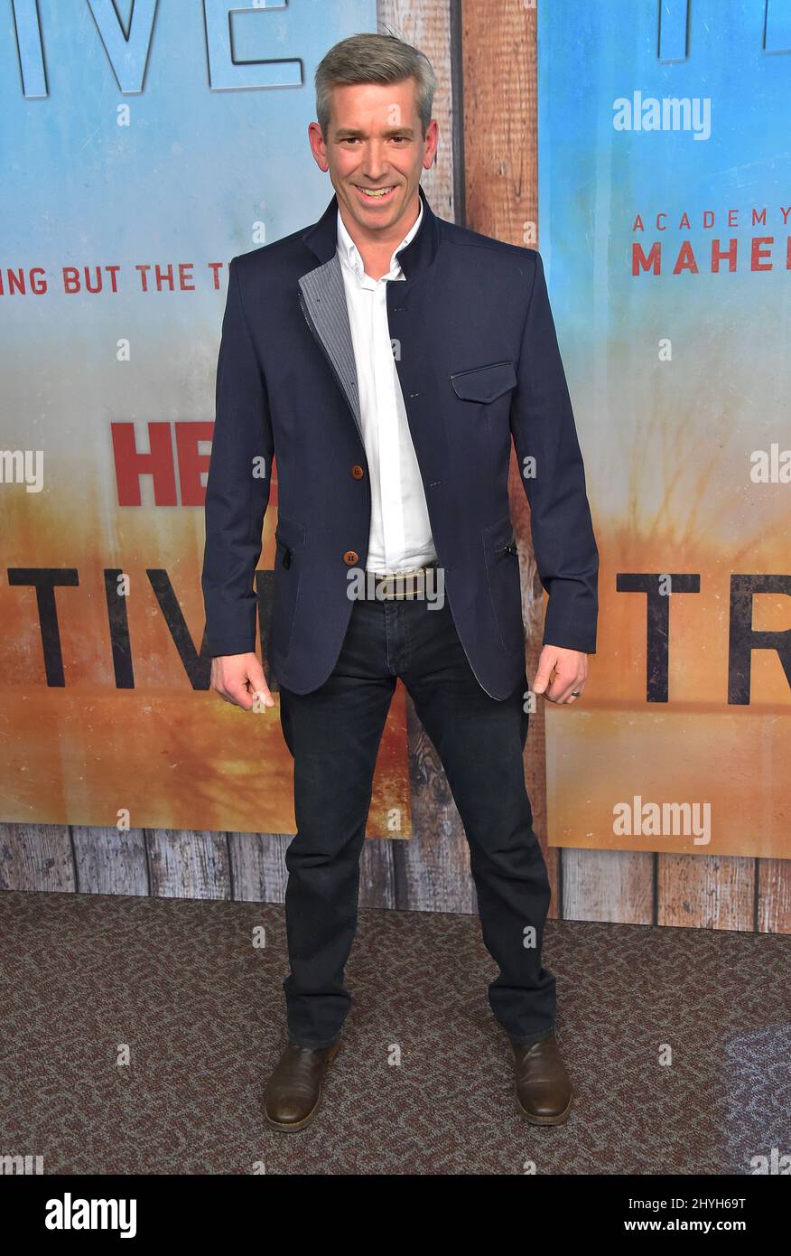 MIchael Broderick attending HBO's True Detective Season 3 premiere in Los Angeles Stock Photo ...