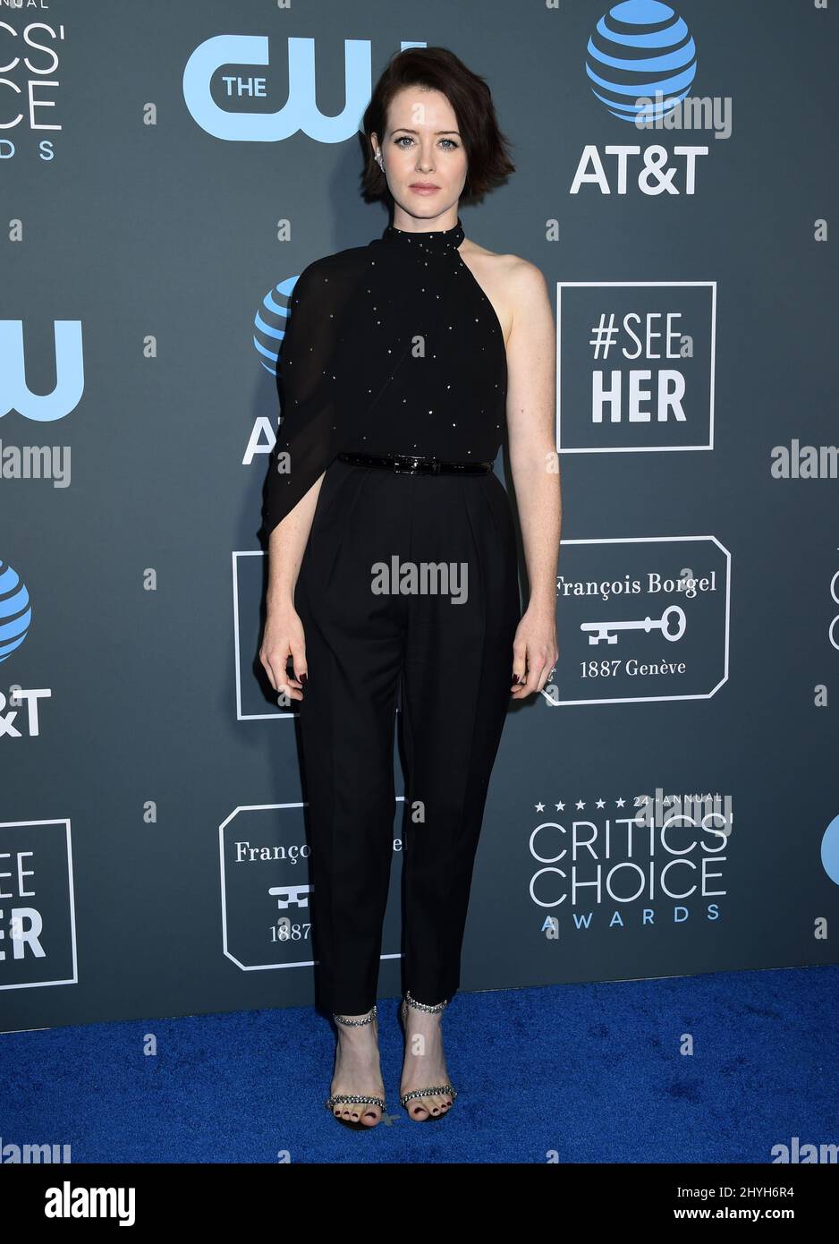 Claire Foy at the 24th Annual Critics' Choice Awards held at Barker ...