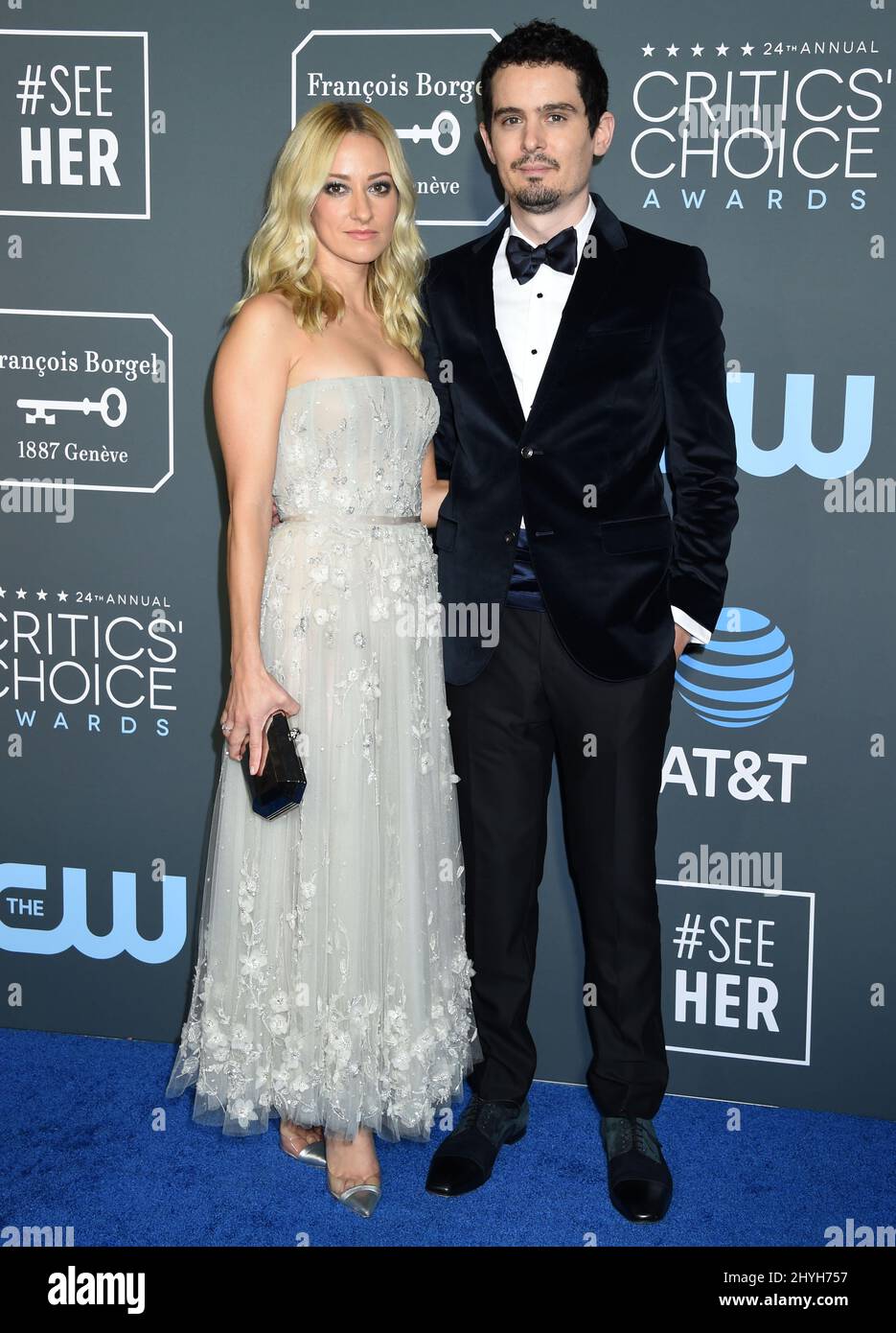 Damien Chazelle, Olivia Hamilton at the 24th Annual Critics' Choice ...