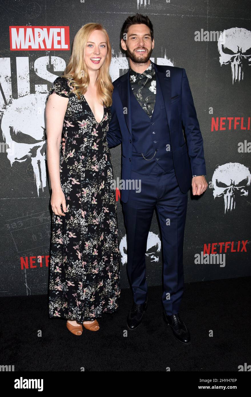 Deborah Ann Woll and Ben Barnes at Marvel's 'The Punisher' L.A. Special ...