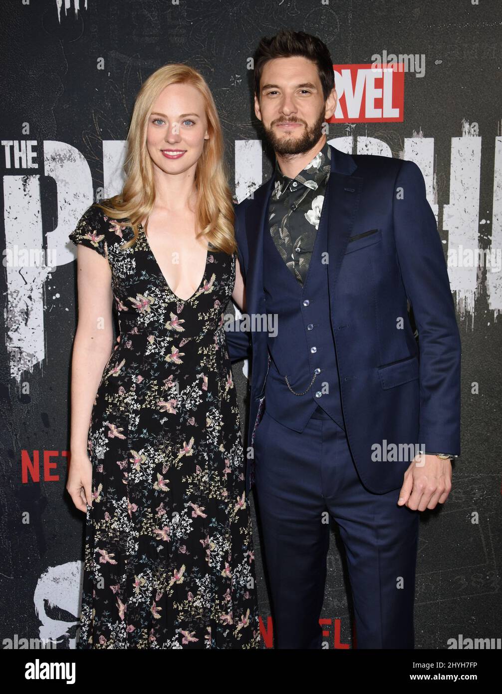 Deborah Ann Woll and Ben Barnes at Marvel's 'The Punisher' L.A. Special ...