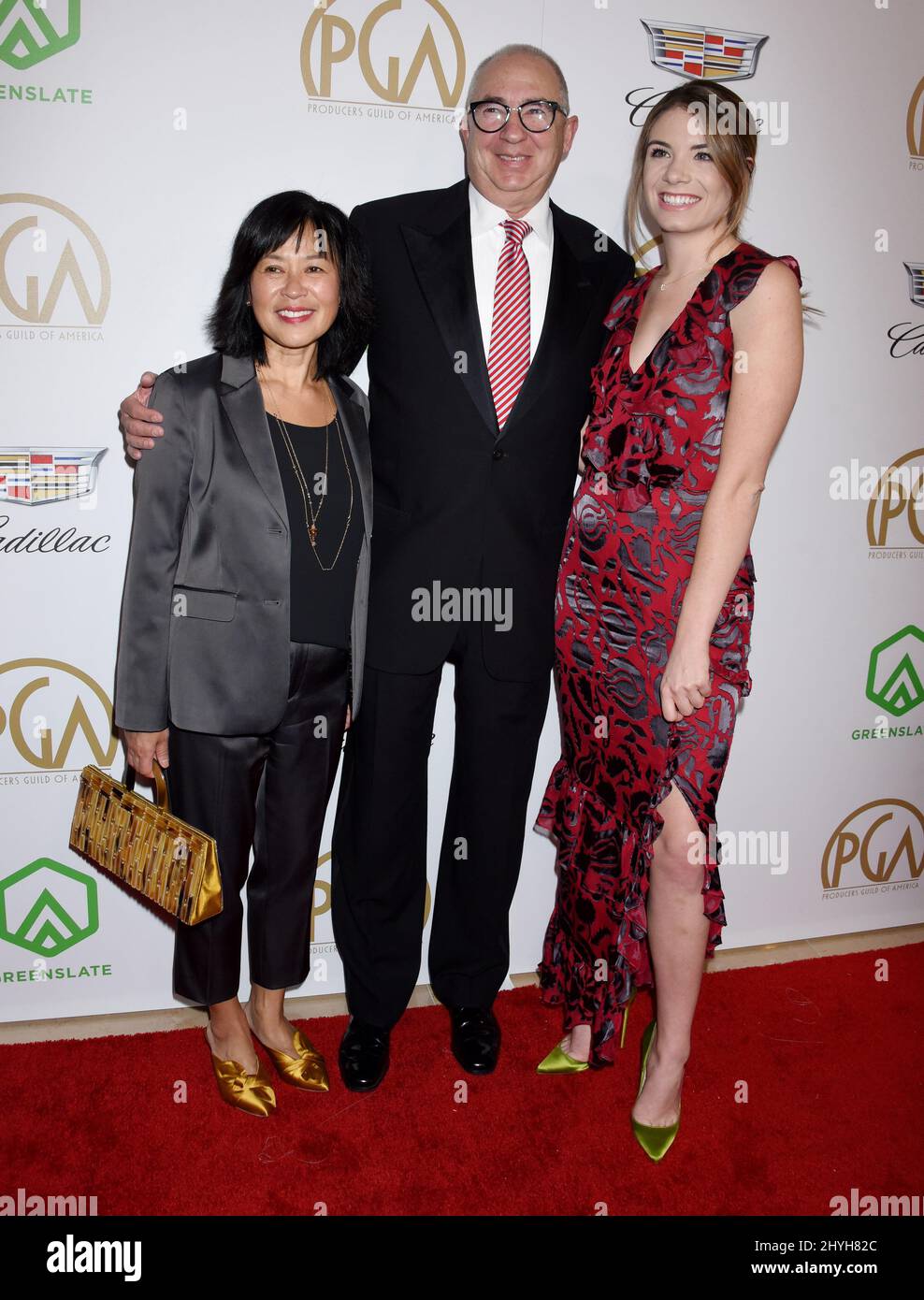 Rose Lam and Barry Sonnenfeld at the 2019 Annual Producers Guild Awards ...