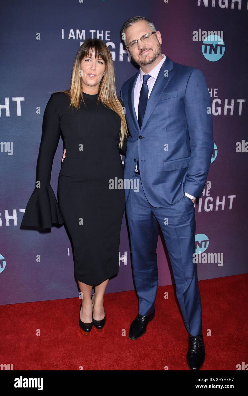 Patty Jenkins and Sam Sheridan at TNT's 'I Am The Night' Los Angeles ...
