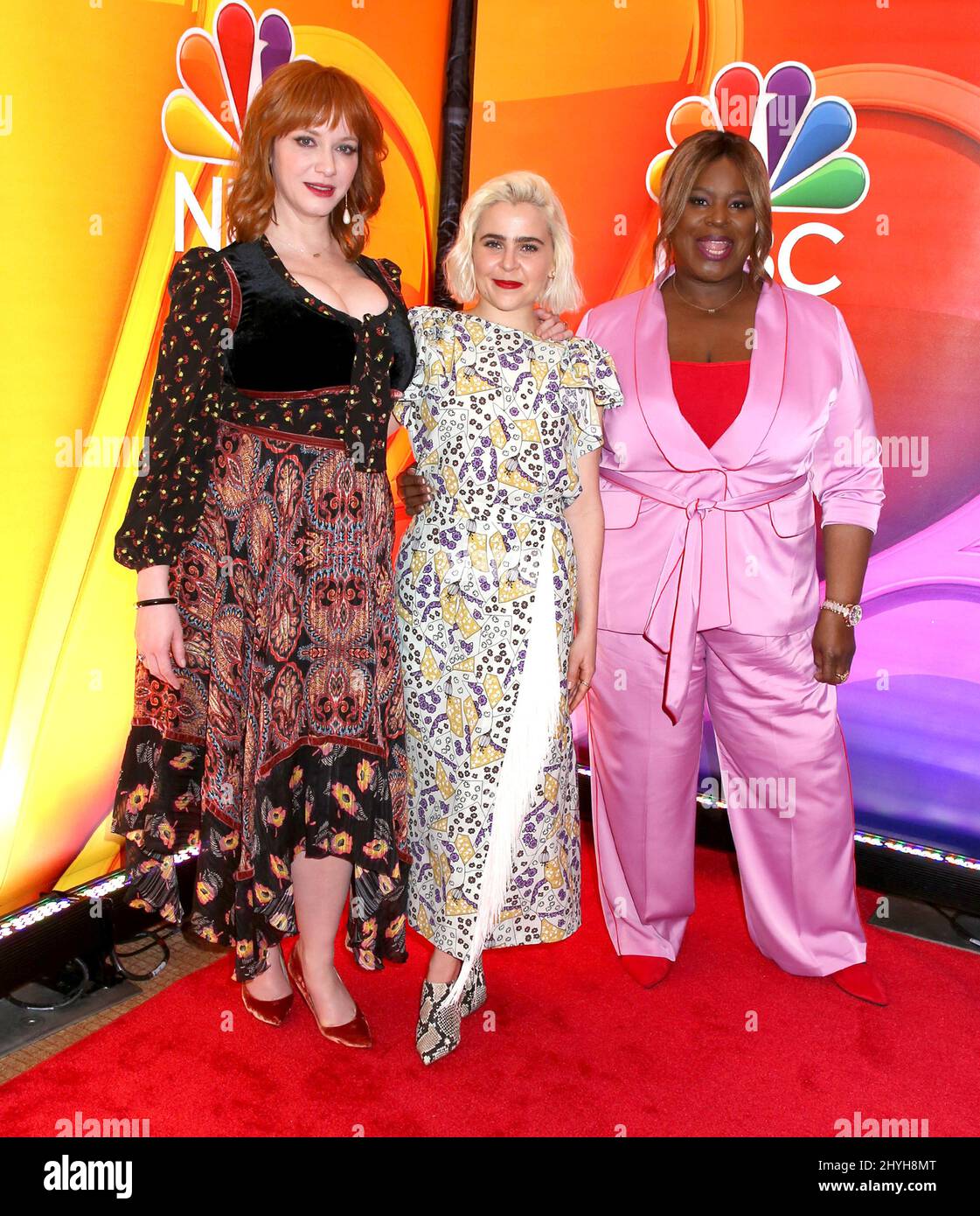 Christina Hendricks, Mae Whitman & Retta attending NBC's Midseason ...