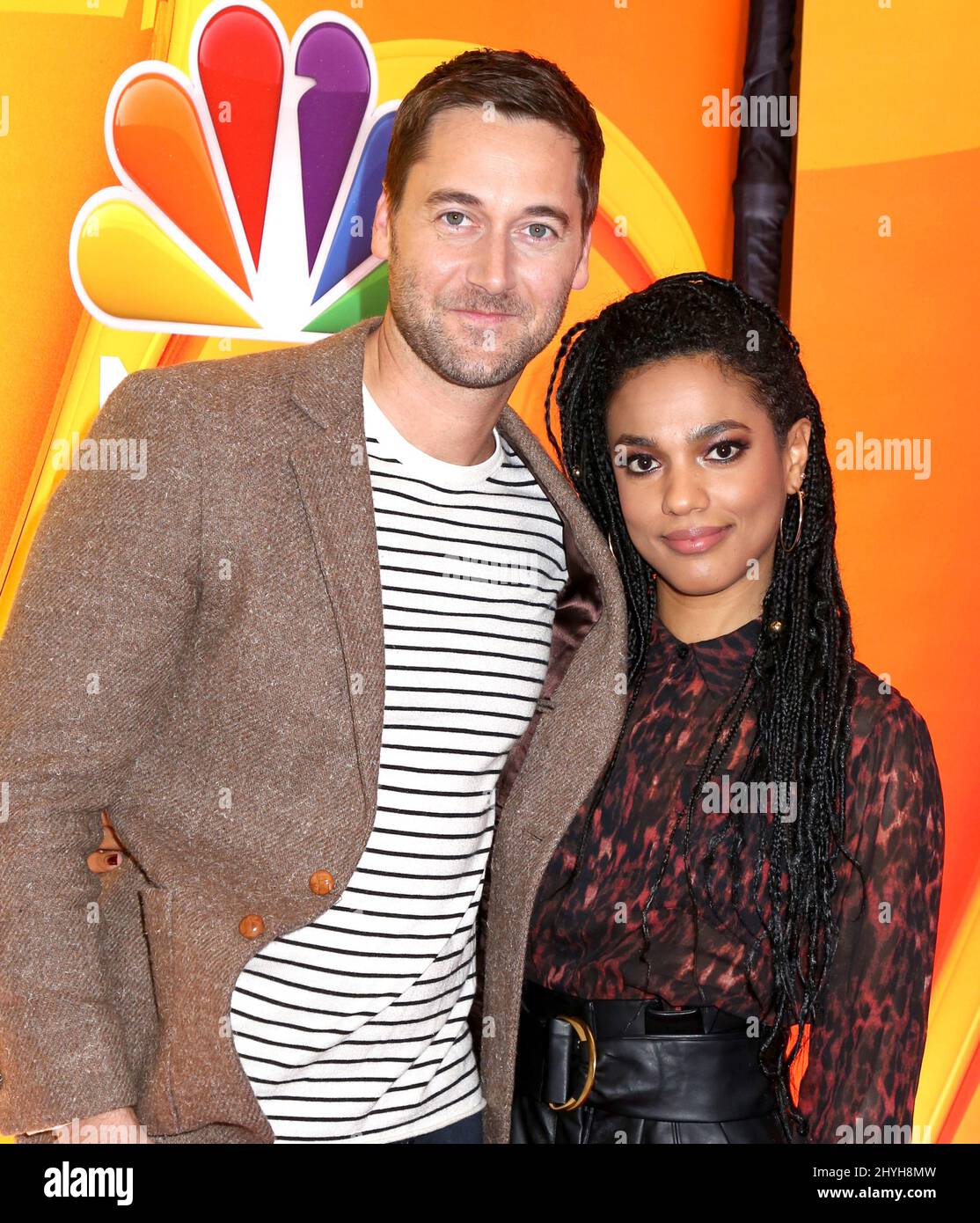 Ryan Eggold & Freema Agyeman attending NBC's Midseason Press Day held ...